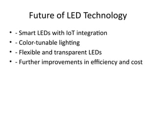 LED_Presentation_with_Images For basic knowledge... | PPTX