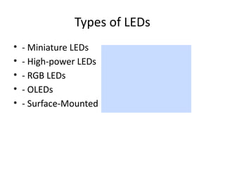 LED_Presentation_with_Images For basic knowledge... | PPTX