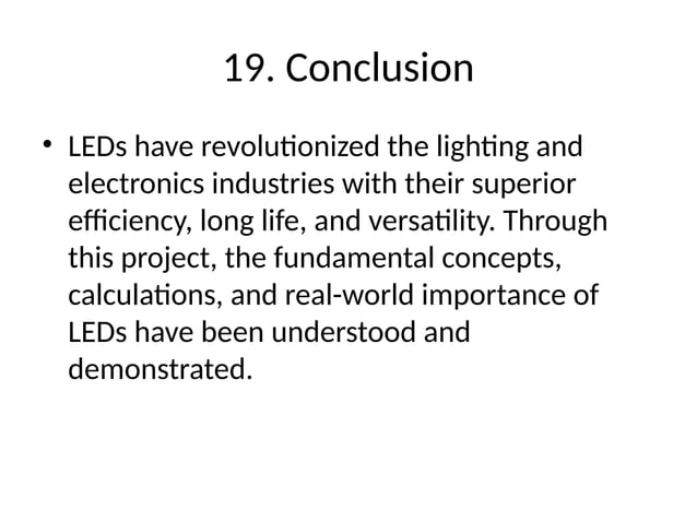 Led Project Presentation Pptx Its Application Pptx