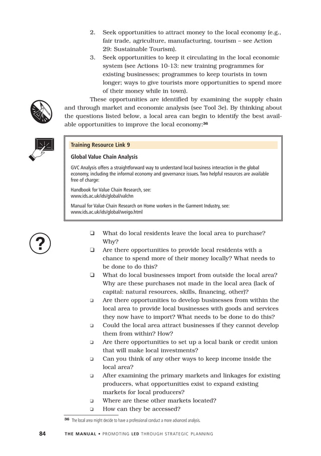 Promoting Local Economic Development through Strategic Planning