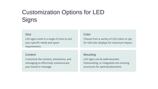 Affordable LED Signs Solutions at Signs Plus Signs | PDF