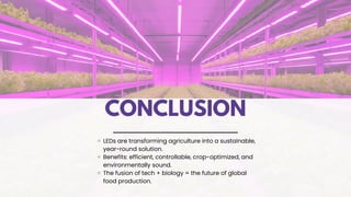 How LEDs Are Revolutionizing Agriculture | PDF
