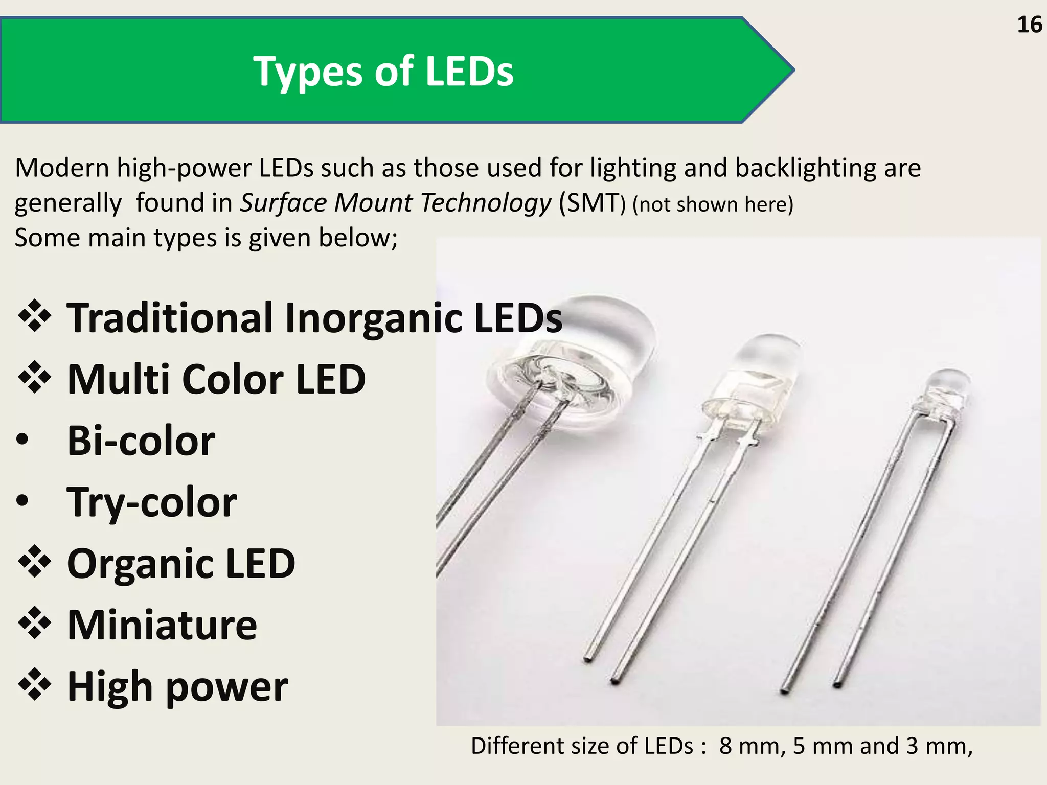 LED's Presentation | PPTX