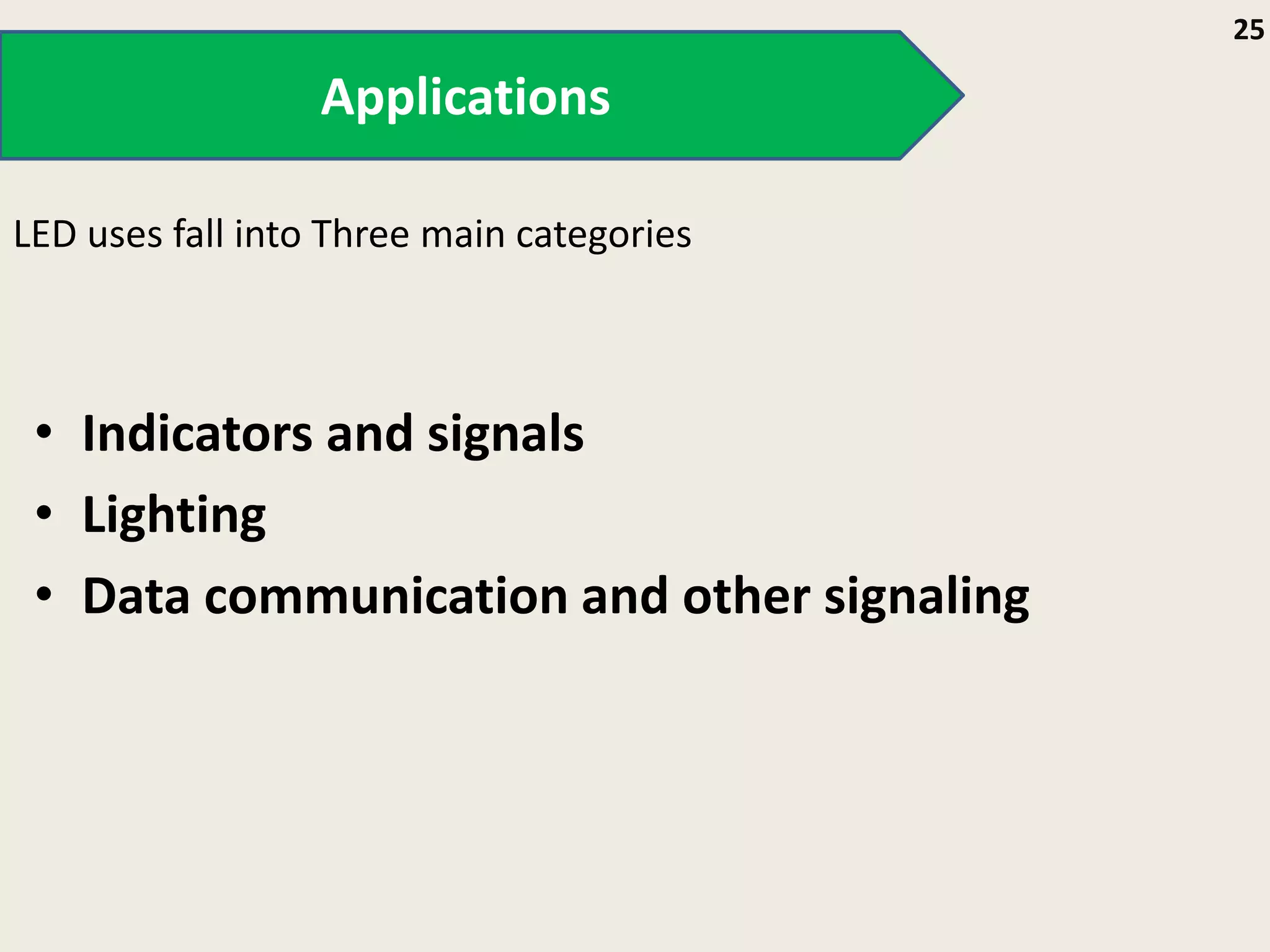 LED's Presentation | PPTX