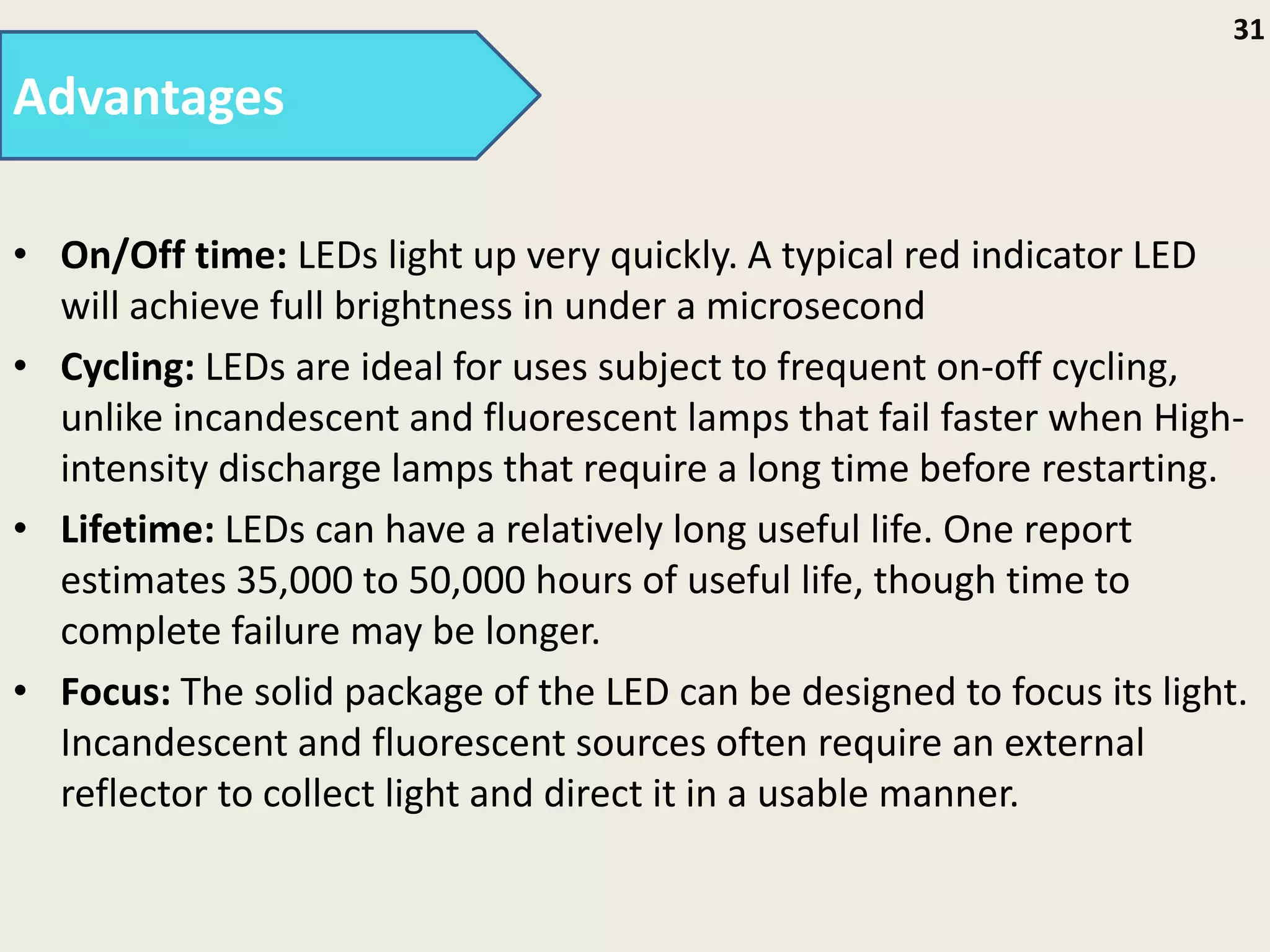 LED's Presentation | PPTX
