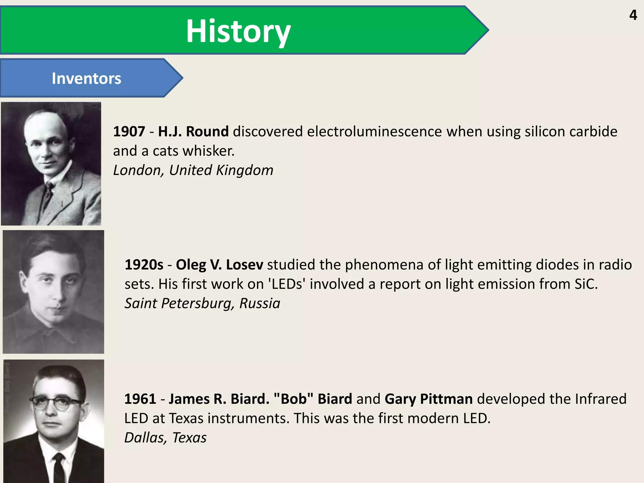 LED's Presentation | PPTX