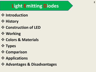 LED's Presentation | PPTX