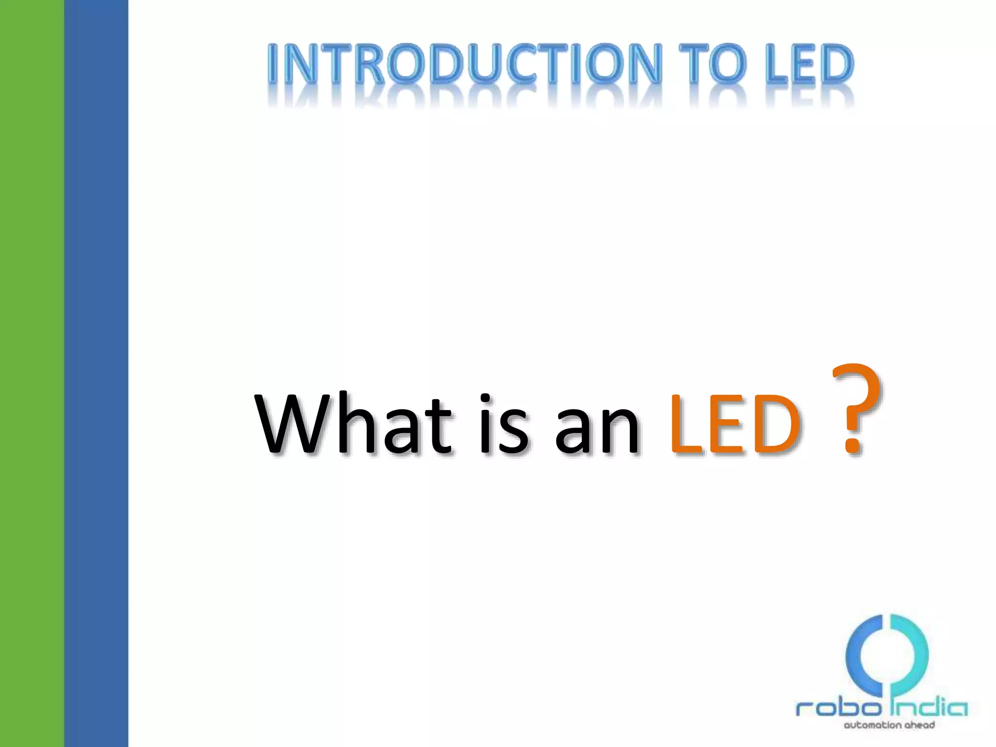 Led Theory and Working Principles | PPTX