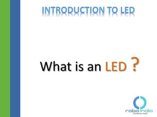 Led Theory and Working Principles | PPTX
