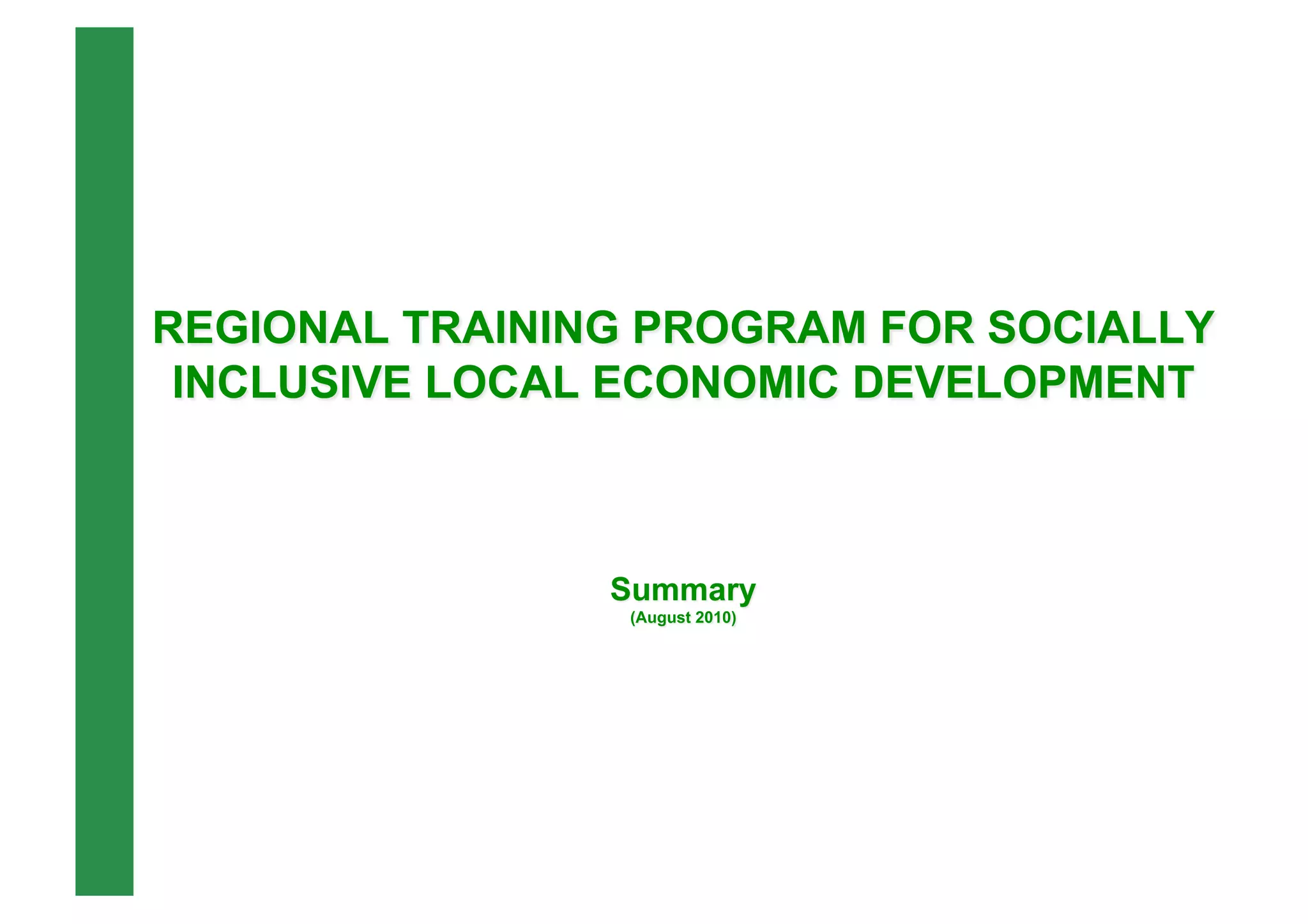 Led Training Program Summary | PDF