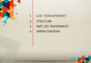 Struktur LED Transparent | PPTX