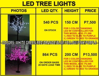 Led tree lights | PPT