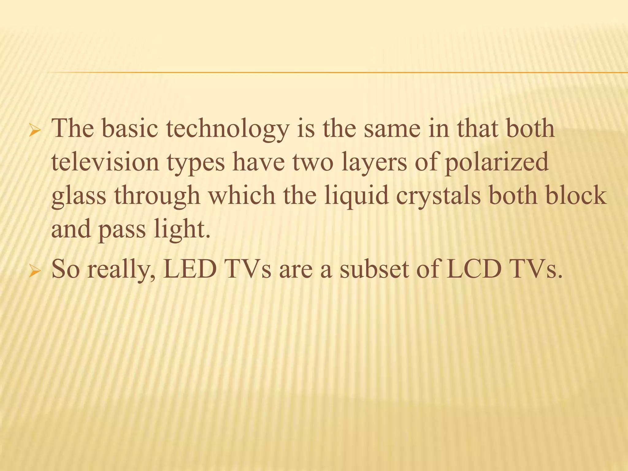 Led tv electronics | PPTX