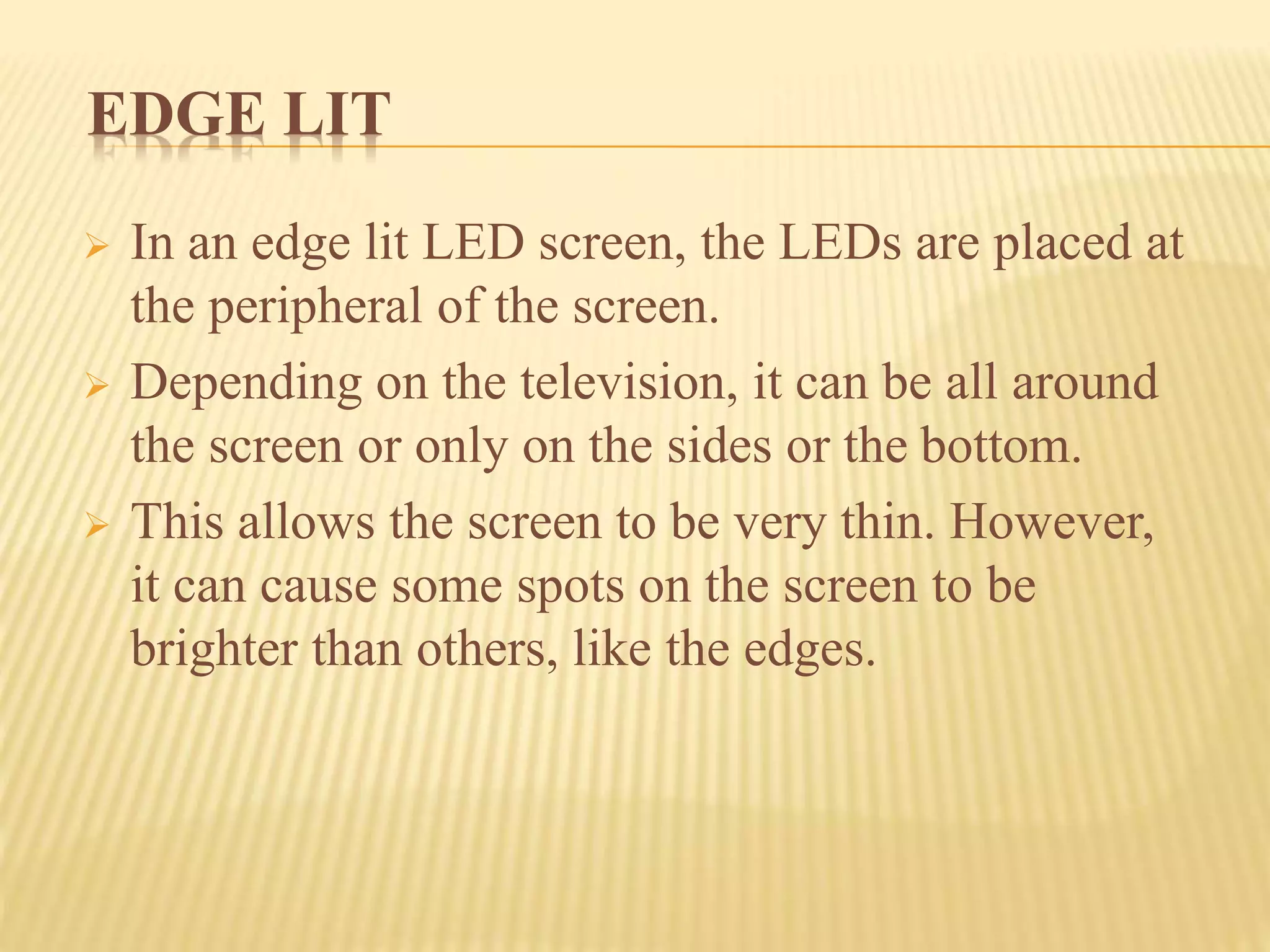 Led tv electronics | PPTX