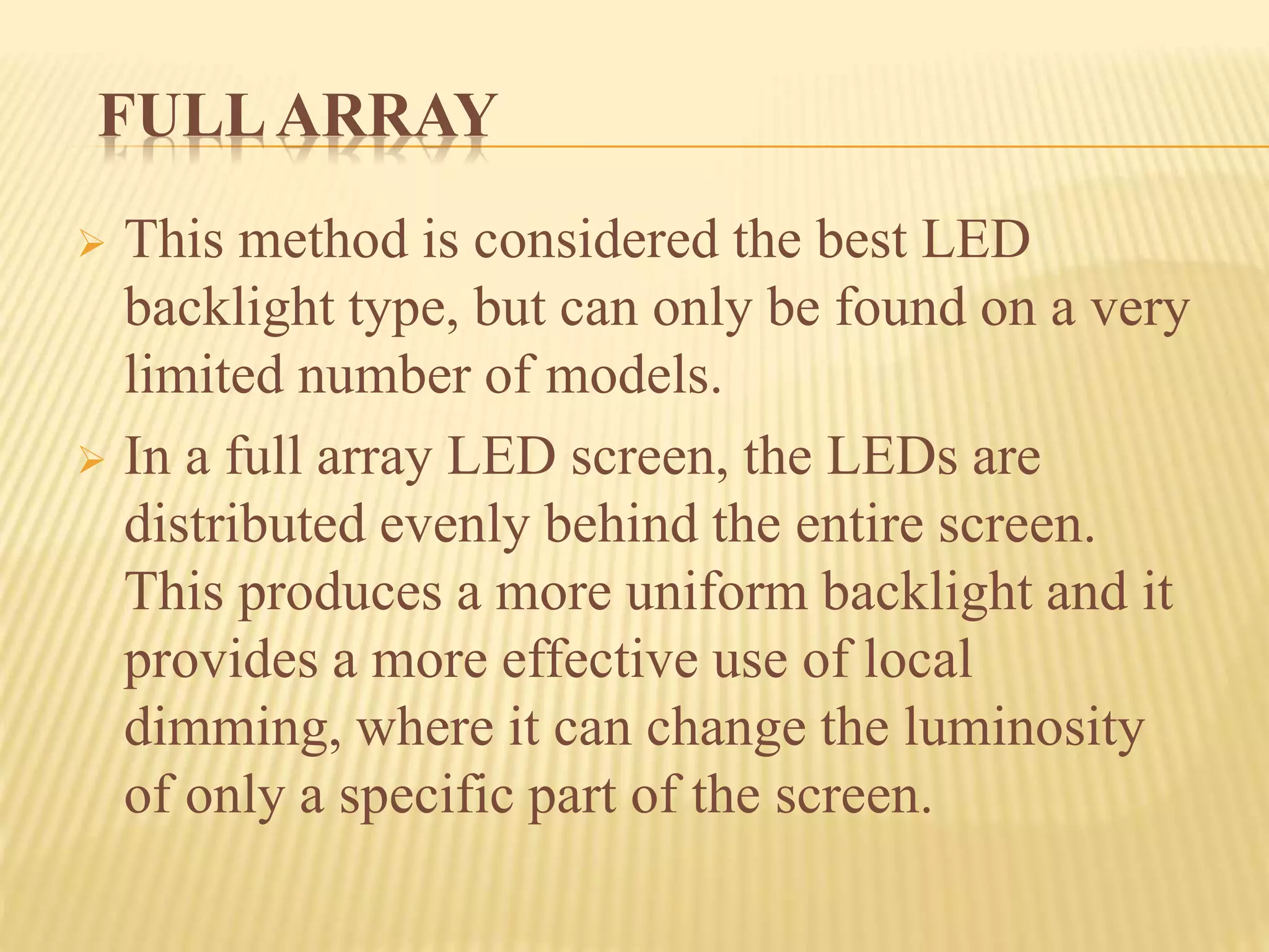 Led tv electronics | PPTX