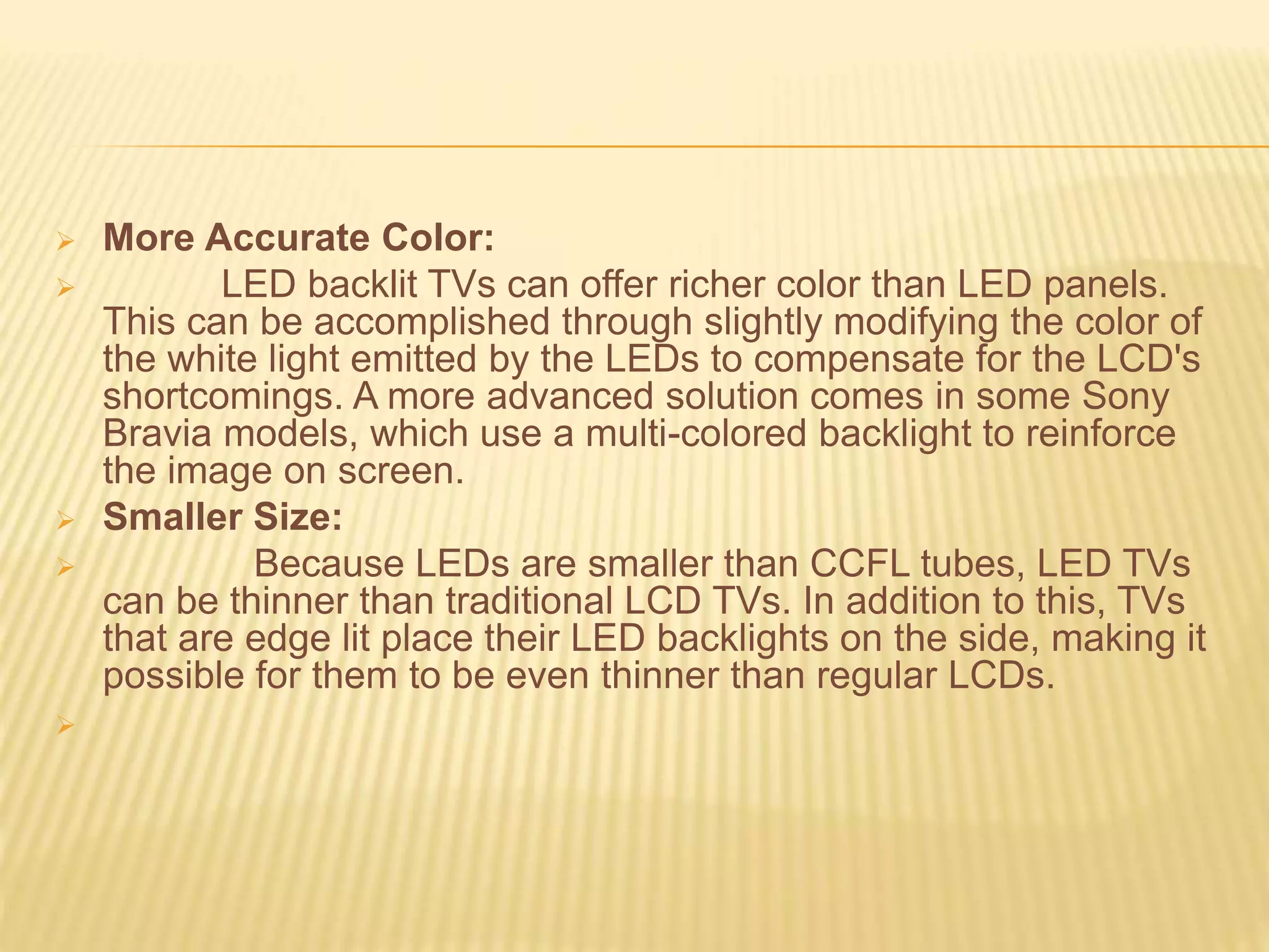 Led tv electronics | PPTX