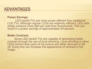 Led tv electronics | PPTX