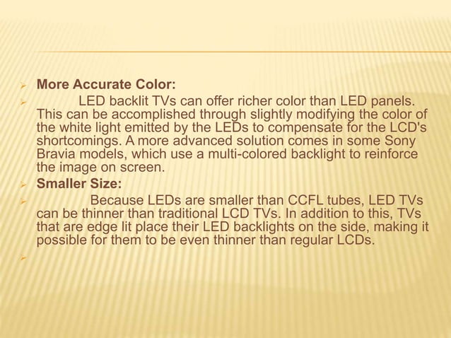 Led tv electronics | PPTX | Home Entertainment Systems | Consumer Electronics