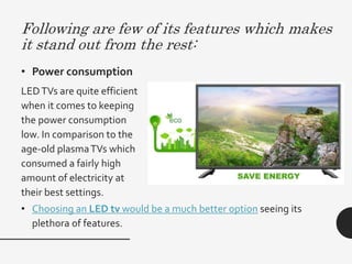 Led tv 5 things you didn't know | PPT