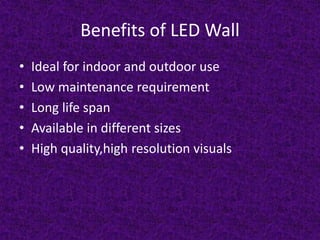 what is LED Wall, how do we install it | PDF