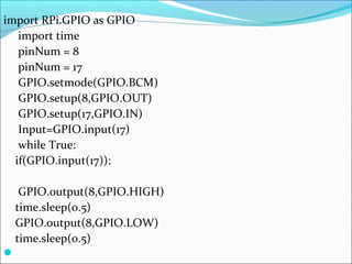 Led with raspberry pi | PPT | Technology & Computing