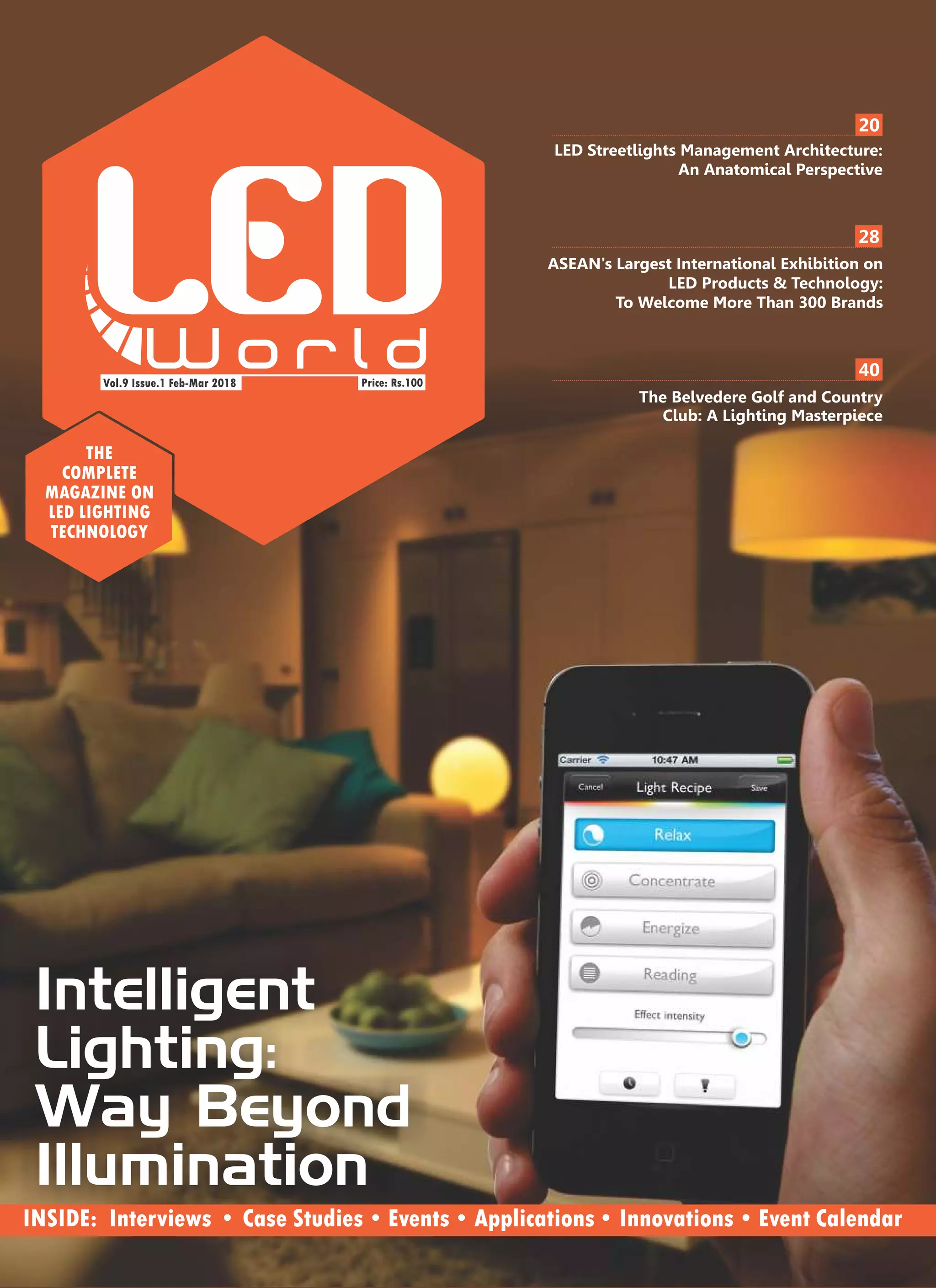 Led World Magazine- Intelligent Lighting: Way Beyond Illumination | PDF