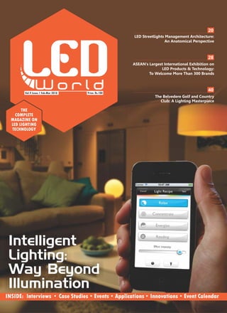 Led World Magazine- Intelligent Lighting: Way Beyond Illumination | PDF