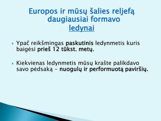 Ledynai ir-žemės-paviršius Lietuvoje | PDF