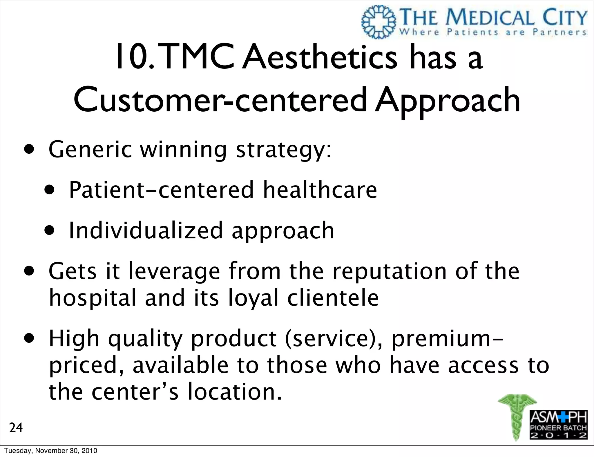TMC Aesthetics Marketing Plan | PDF