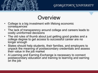 Career Pathways: Five Ways to Connect College and Careers | PPTX