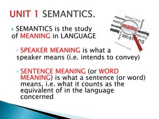 Lee3 semantics-a coursebook | PPTX