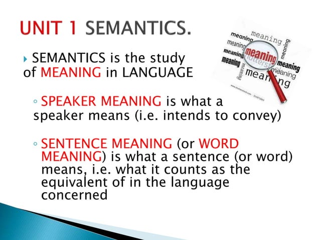 Lee3 semantics-a coursebook | PPTX