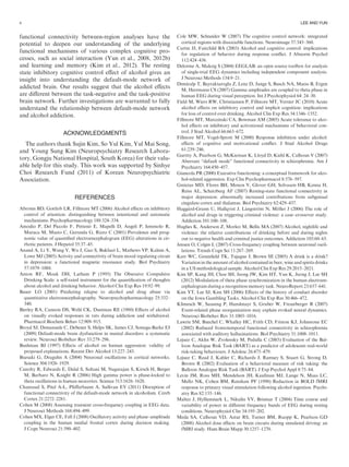 Alcohol reduces EEG coupling | PDF