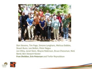 Local to national, Dr Lee Belbin, ACEAS Grand 2014 | PPT