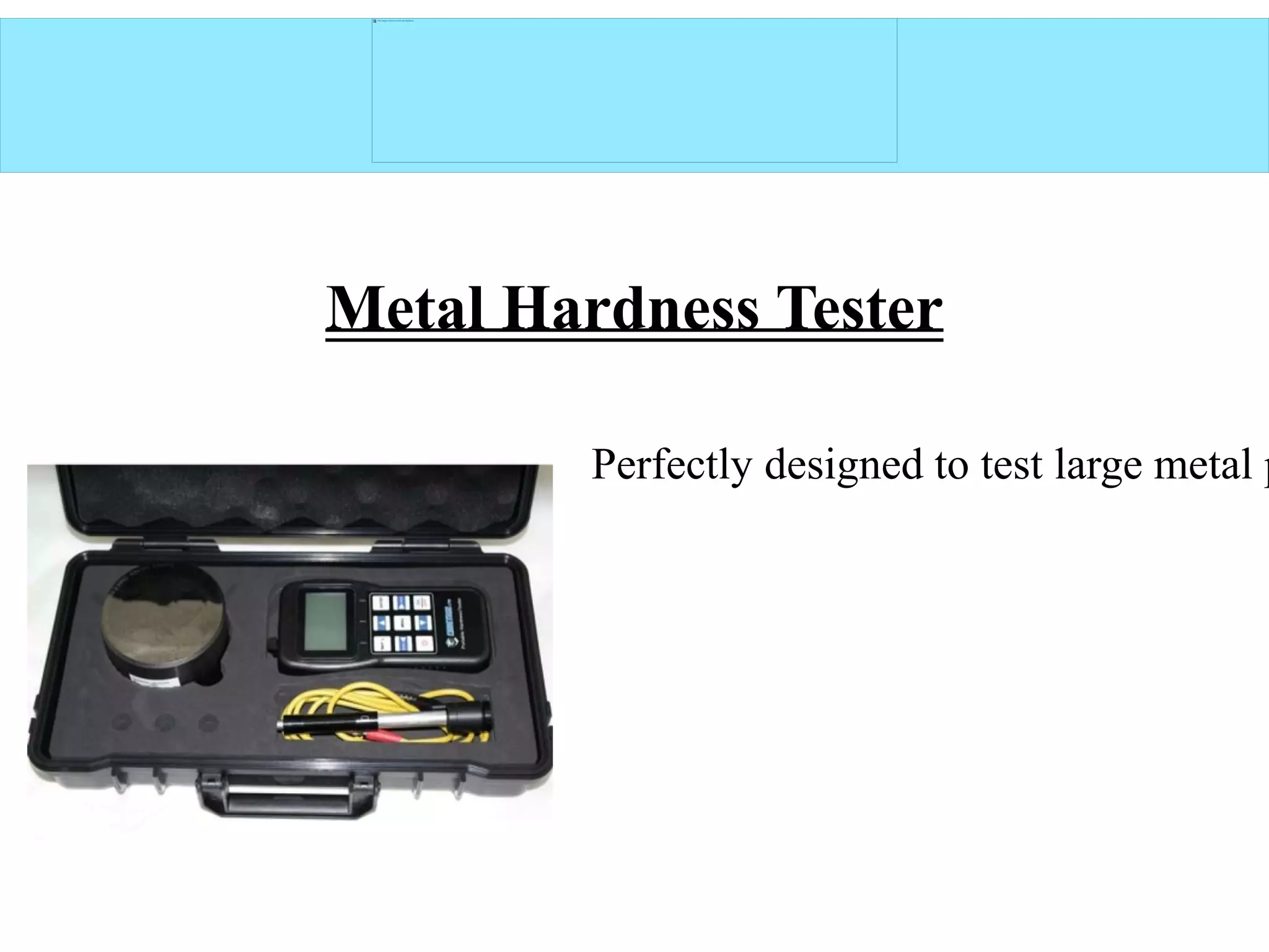 Portable Rockwell Tester | PPT