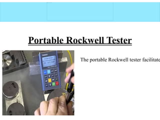 Portable Rockwell Tester | PPT