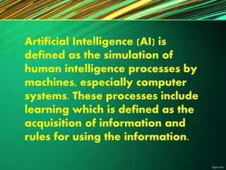 Future of Artificial Intelligence – Lee Bressler | PPT | Free Download