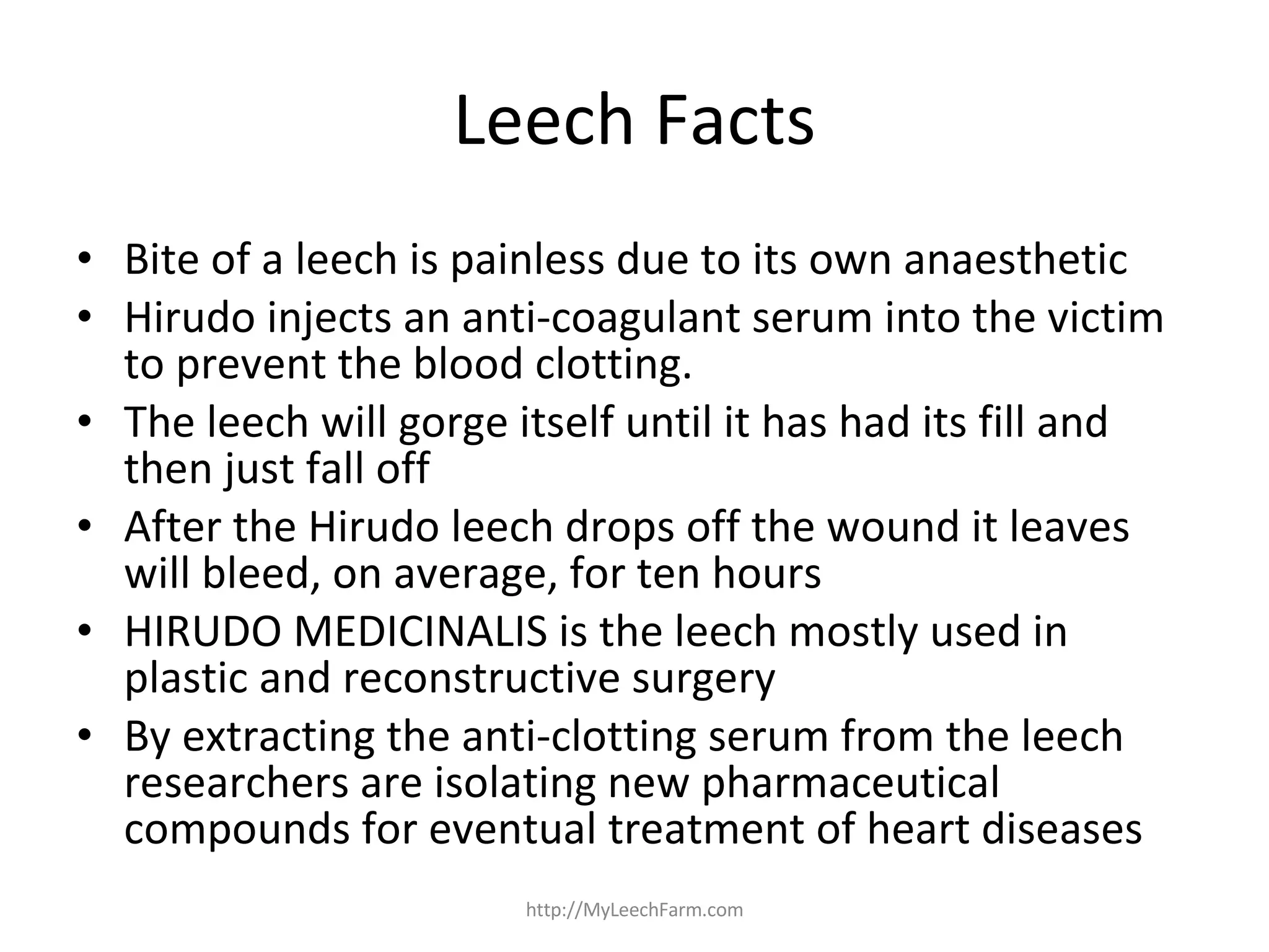 Leech Farming Guide | PPT
