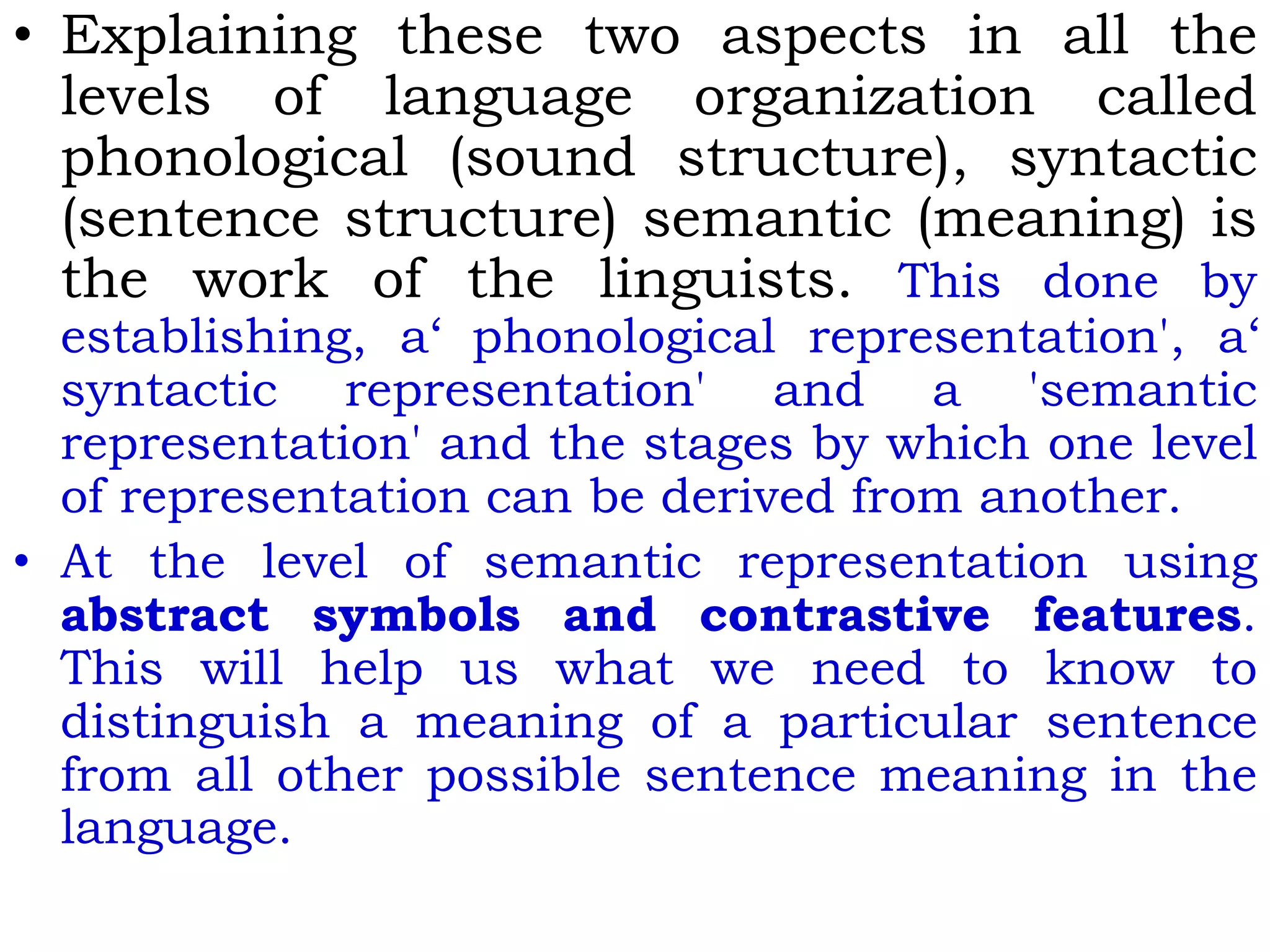LEECH'S SEVEN TYPES OF MEANING | PPTX