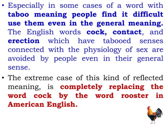 LEECH'S SEVEN TYPES OF MEANING