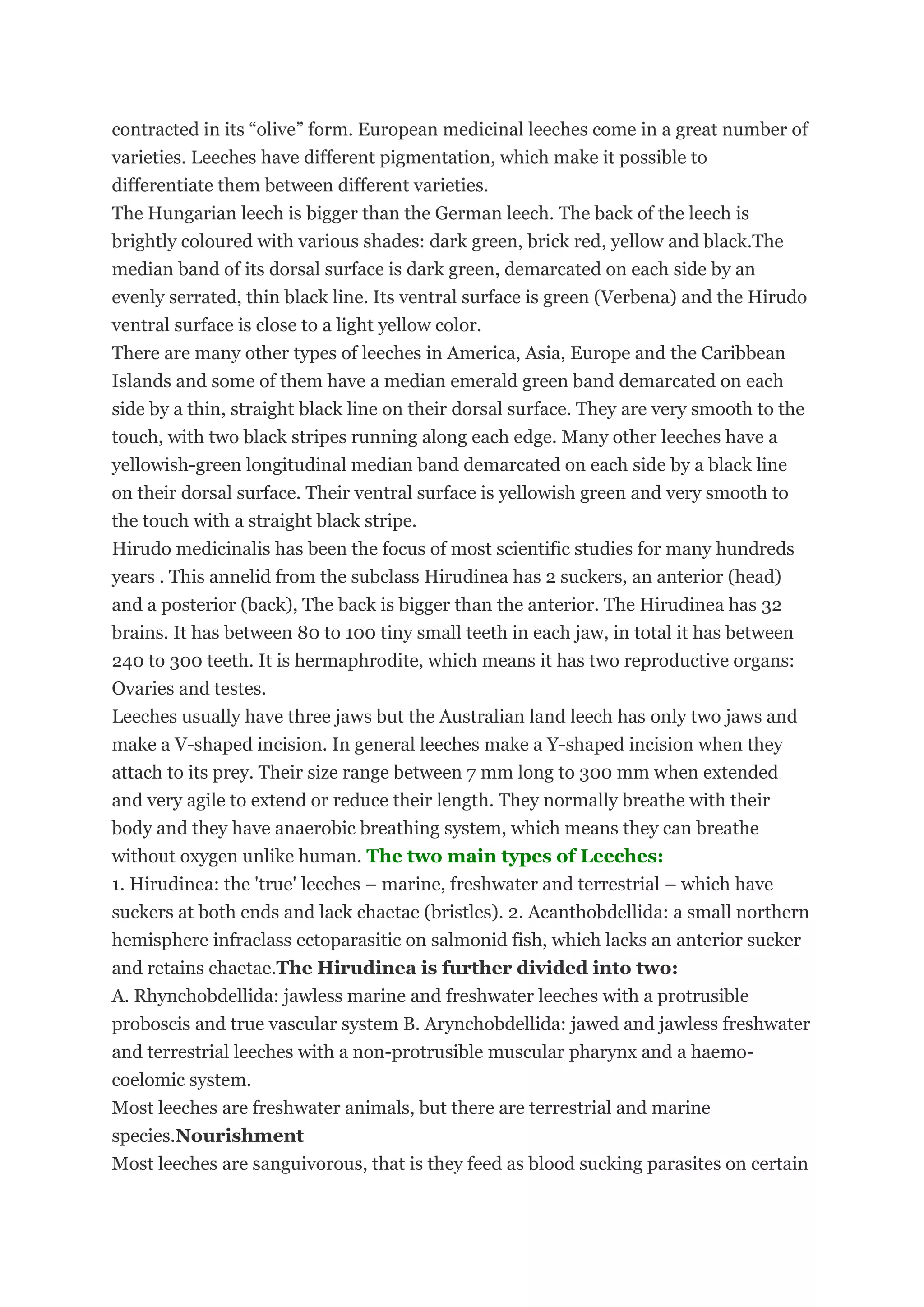 Leech therapy | DOCX