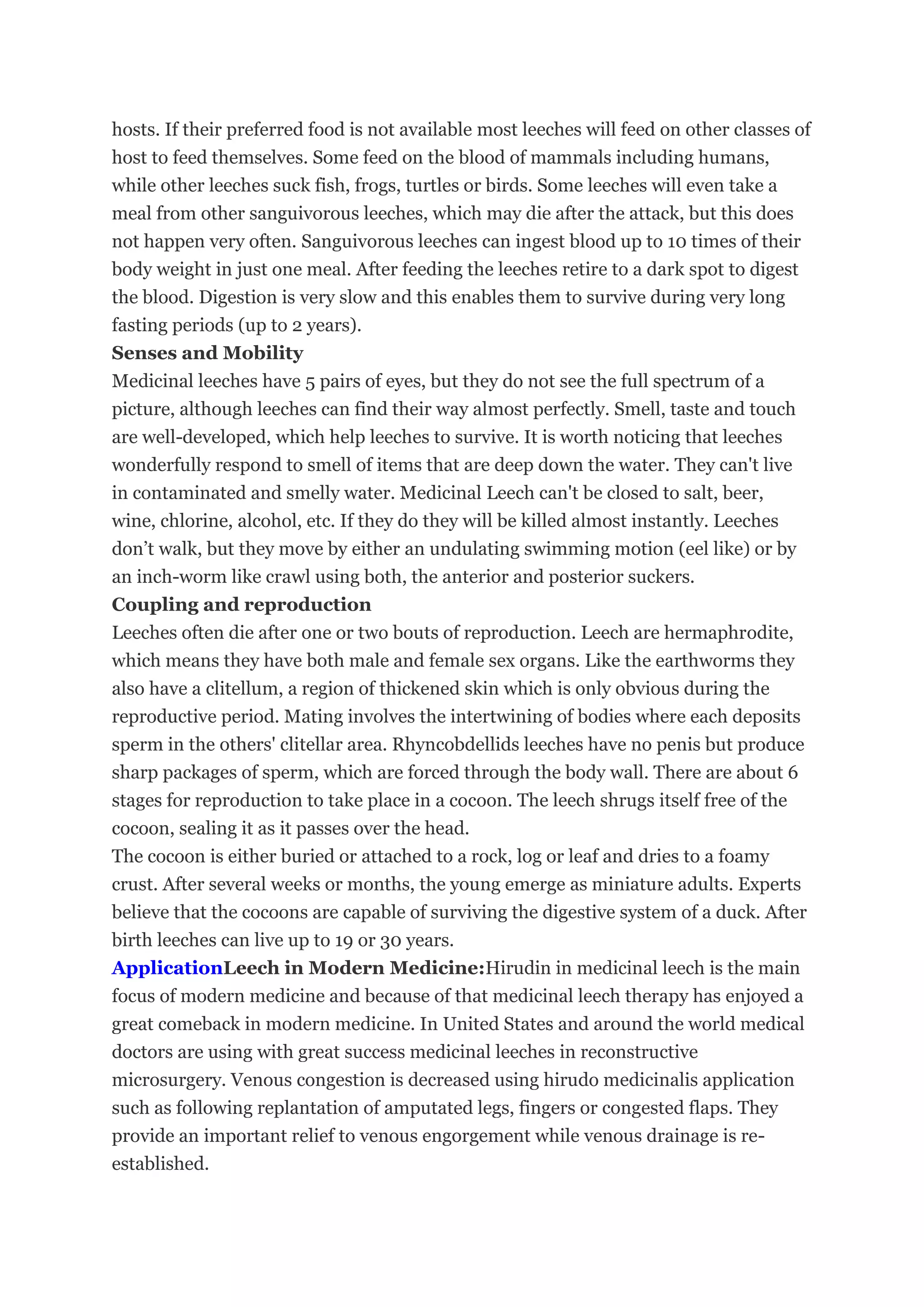 Leech therapy | DOCX