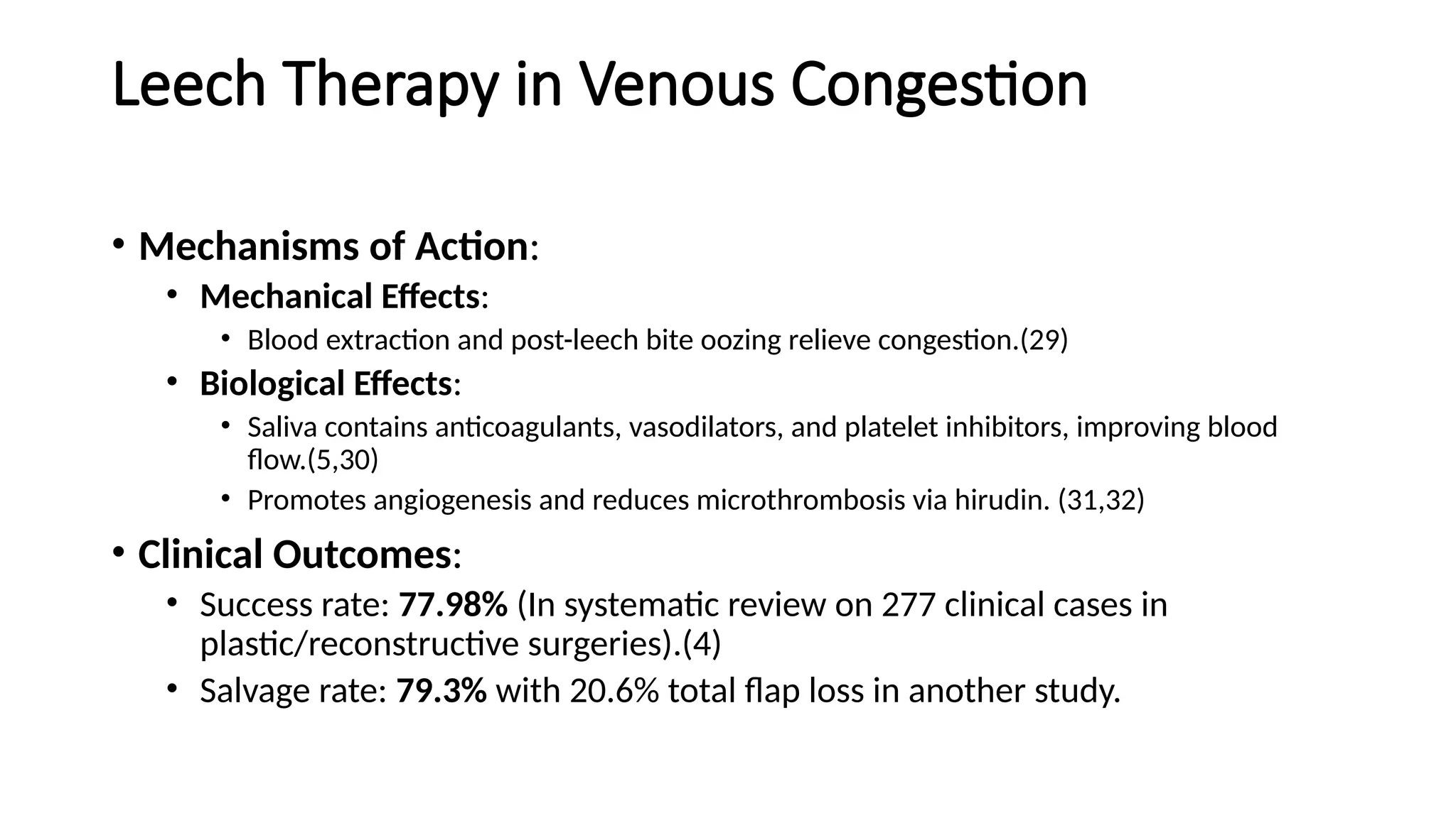Leech therapy effectiveness to salvage free flaps.pptx
