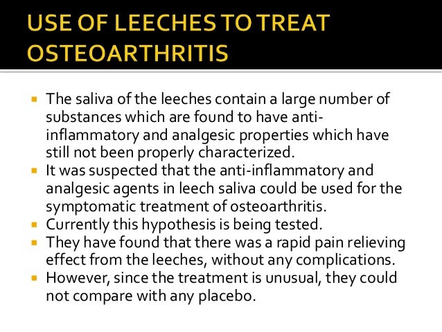 Leech Therapy Before And After