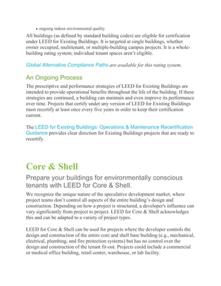 LEED U.S. Green Building Council.htm | Developmental Sites | Real Estate