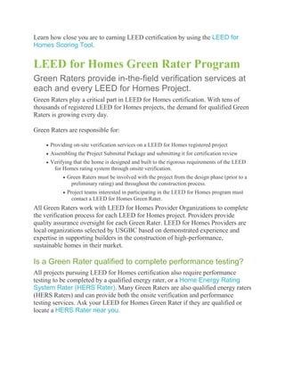 LEED U.S. Green Building Council.htm | Developmental Sites | Real Estate