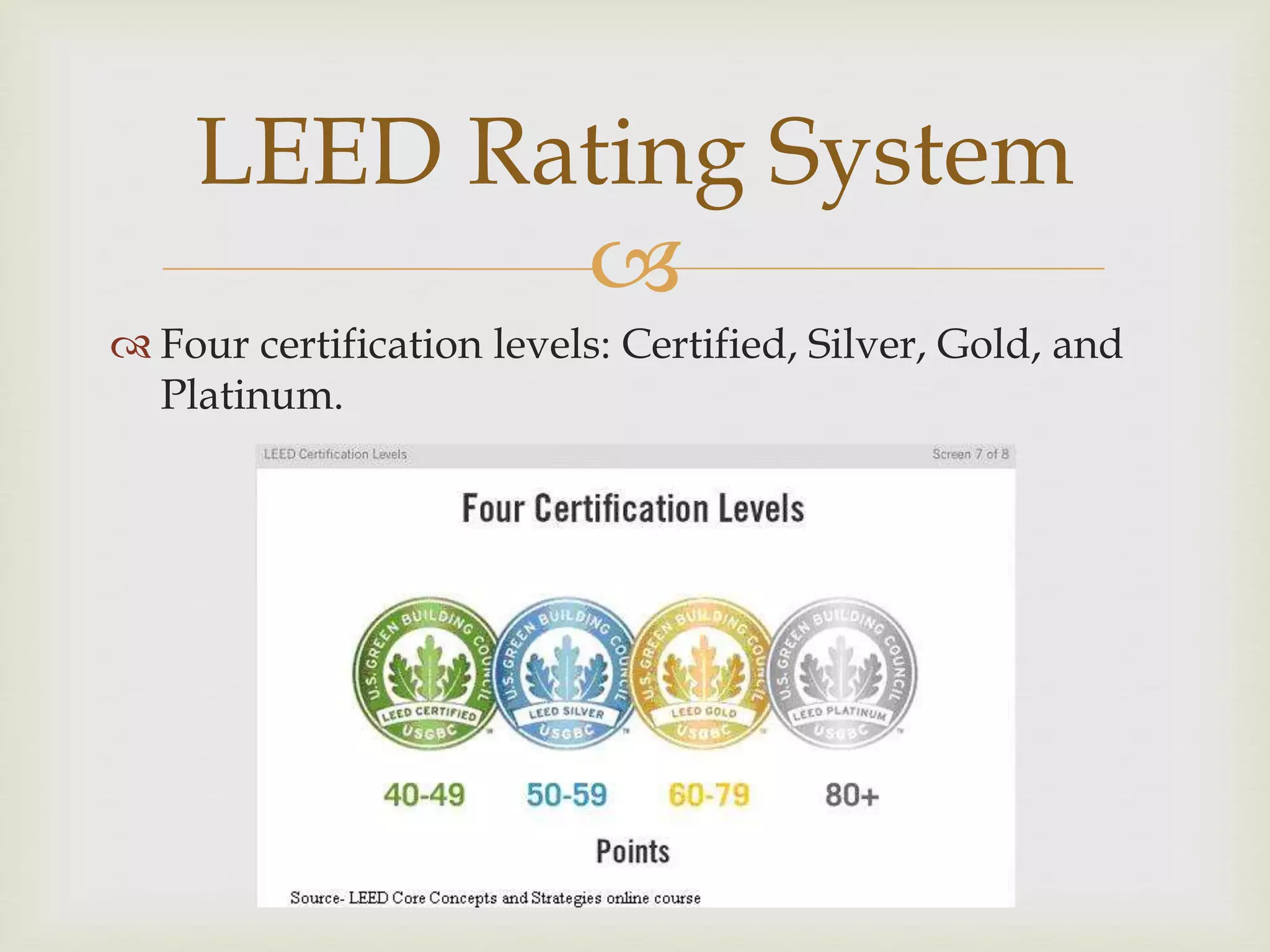 Leed certification | PPTX