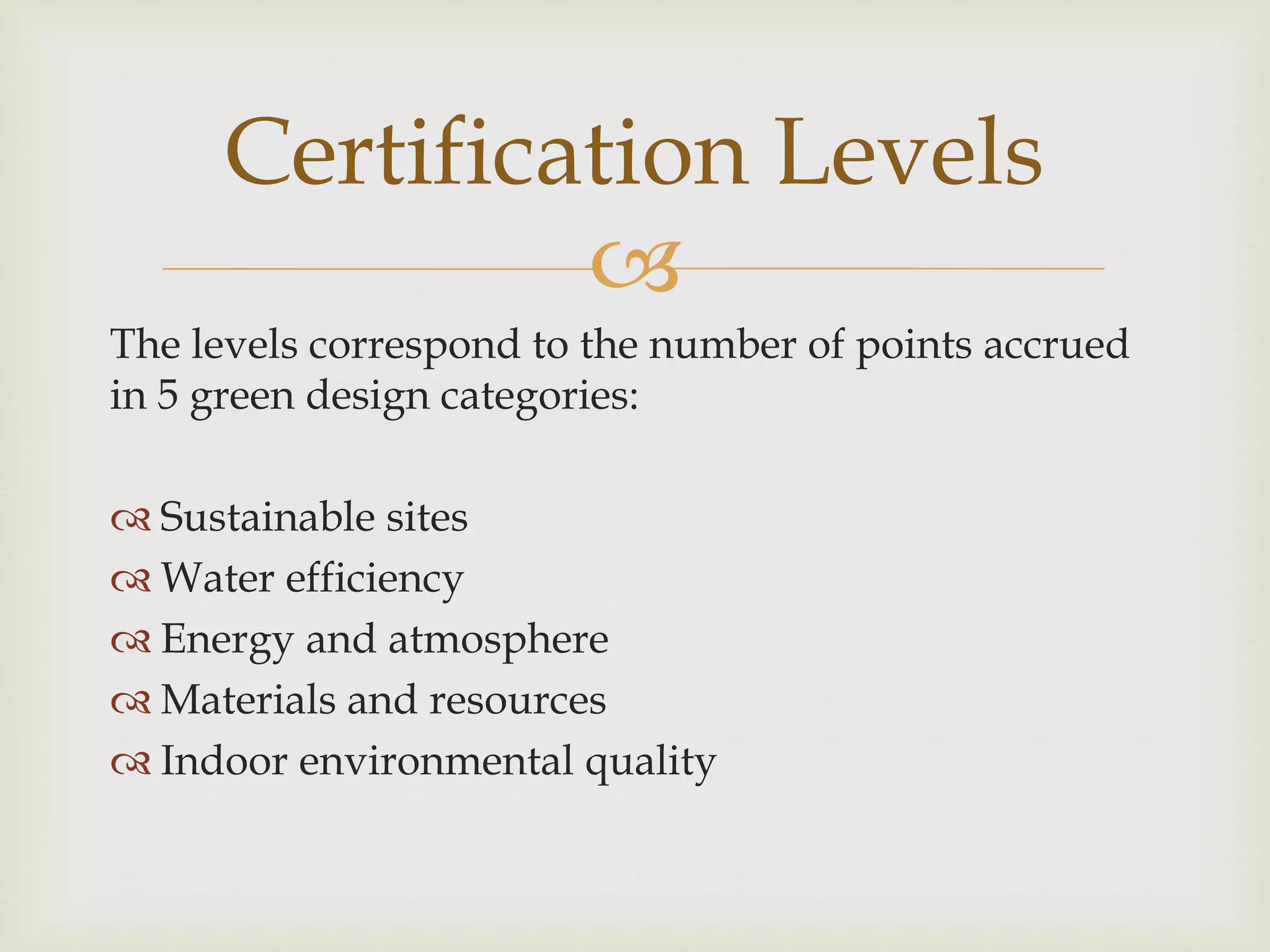 Leed certification | PPTX