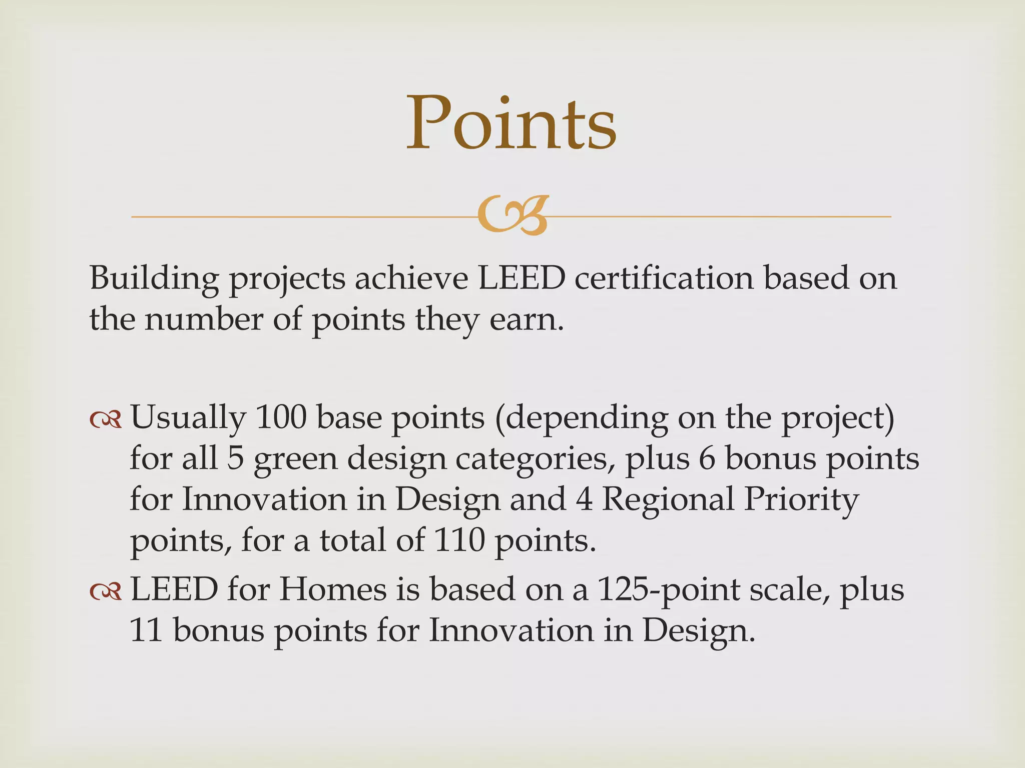 Leed certification | PPTX