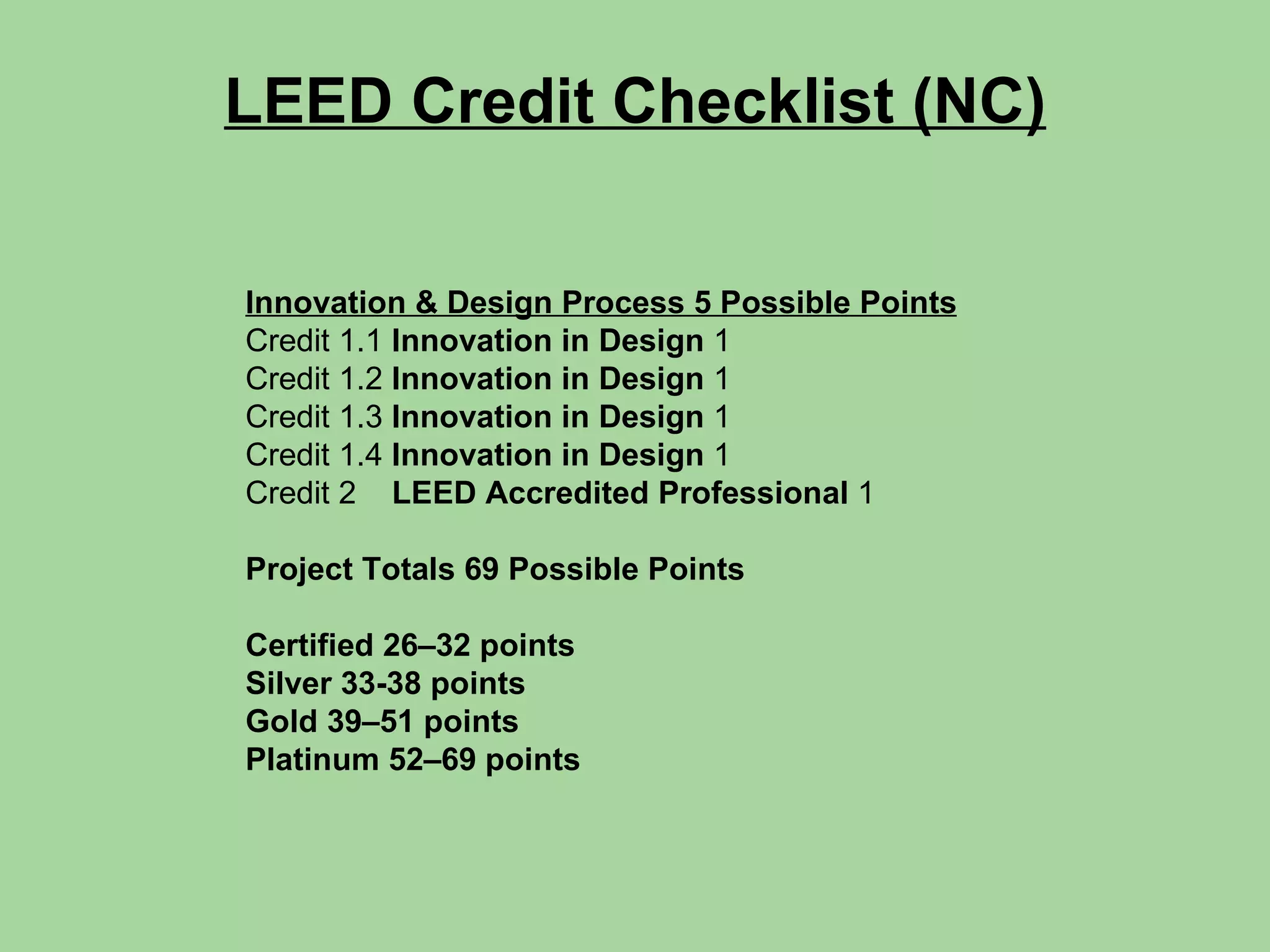 Leed Civil Engineering Strategies | PPT